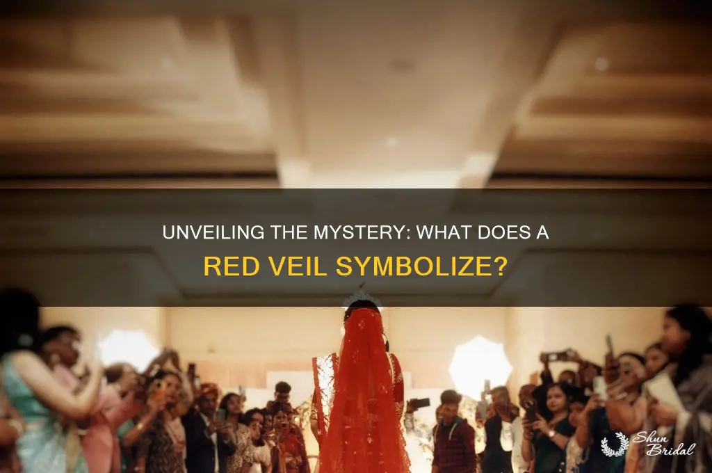 Unveiling The Mystery: What Does A Red Veil Symbolize? | ShunBridal