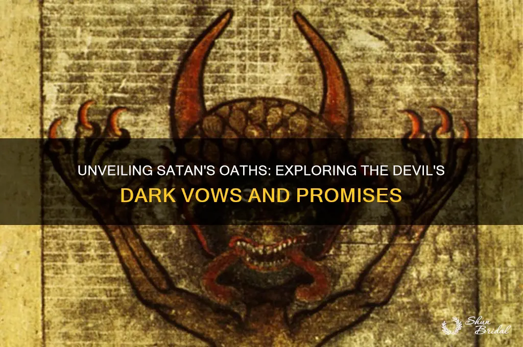 Unveiling Satan's Oaths: Exploring The Devil's Dark Vows And Promises ...