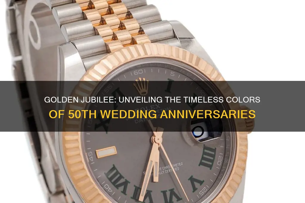 Golden Jubilee: Unveiling The Timeless Colors Of 50Th Wedding ...