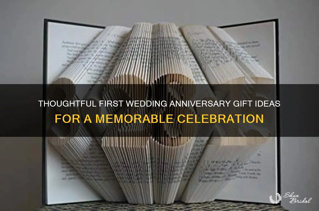 Thoughtful First Wedding Anniversary Gift Ideas For A Memorable ...