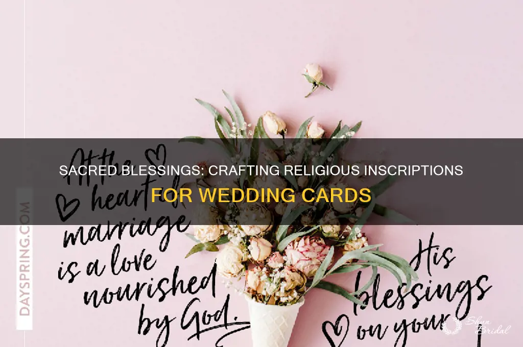 Sacred Blessings: Crafting Religious Inscriptions For Wedding Cards ...