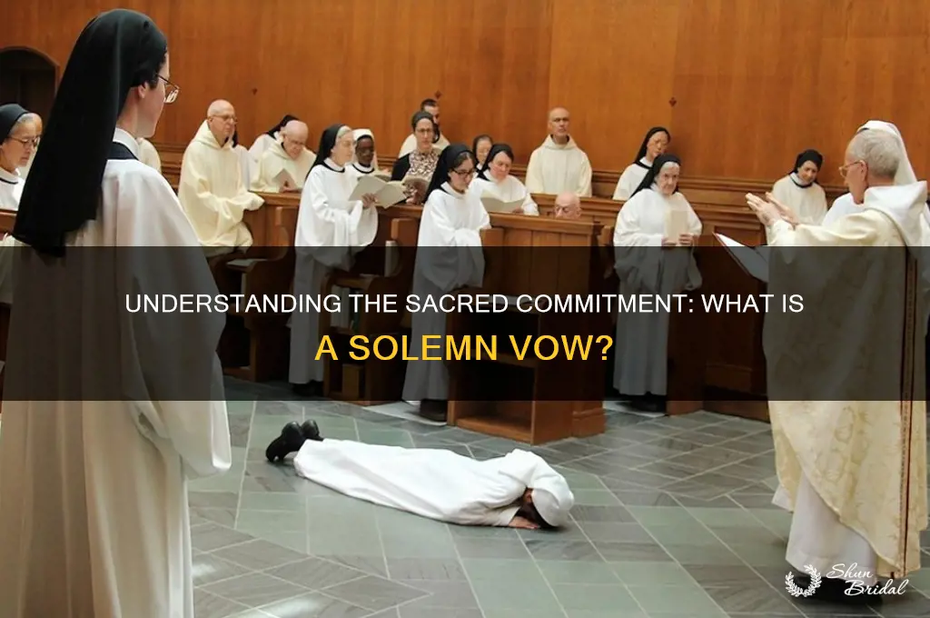 Understanding The Sacred Commitment: What Is A Solemn Vow? | ShunBridal