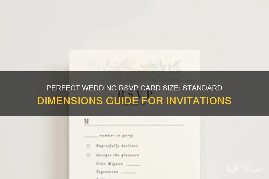 Standard Rsvp Card Size