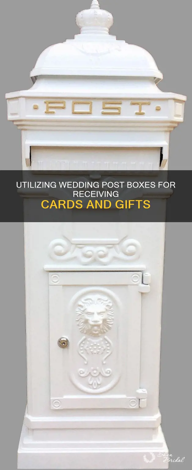 Utilizing Wedding Post Boxes For Receiving Cards And Gifts | ShunBridal