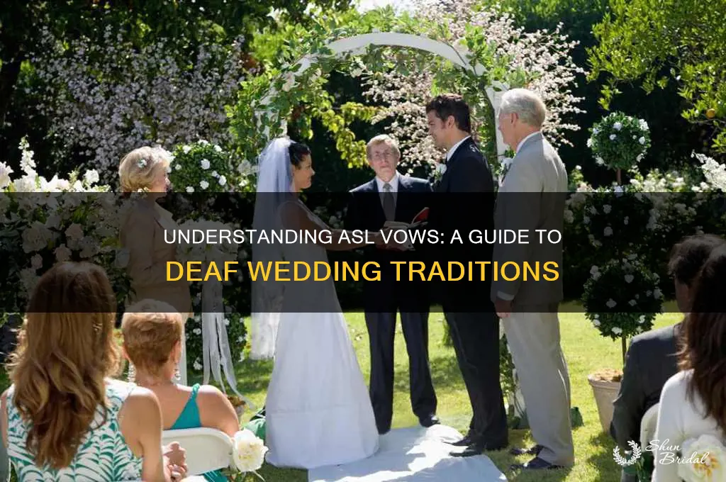 Understanding Asl Vows: A Guide To Deaf Wedding Traditions | ShunBridal