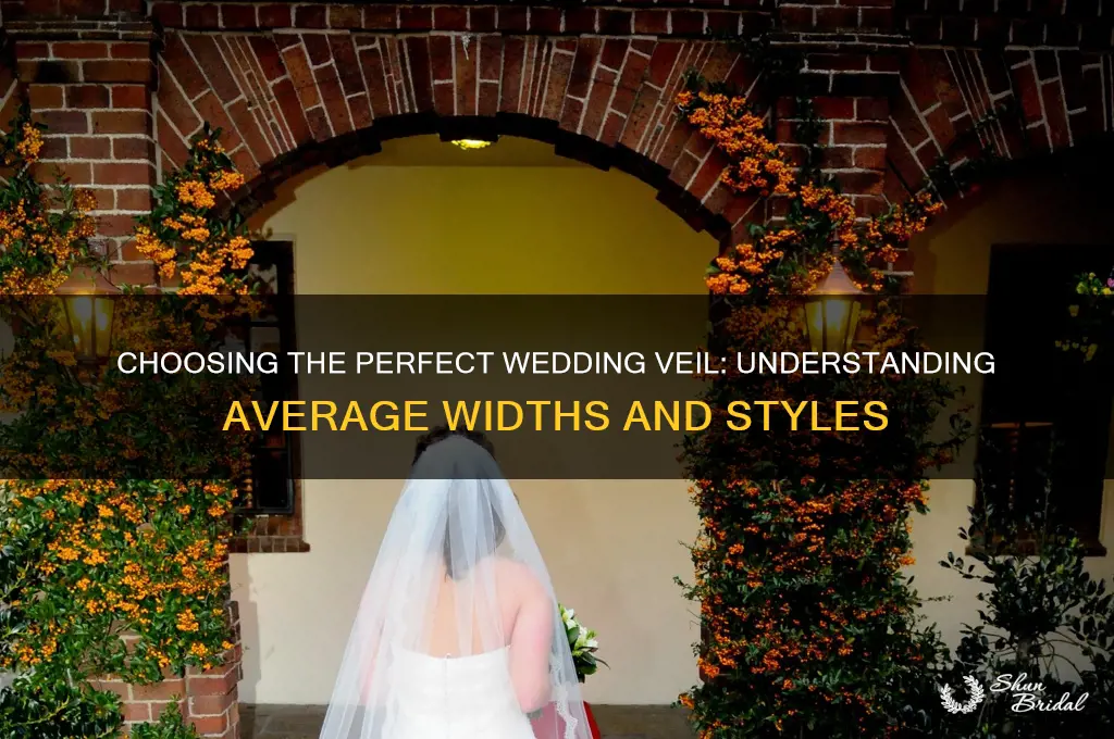 Choosing The Perfect Wedding Veil: Understanding Average Widths And ...