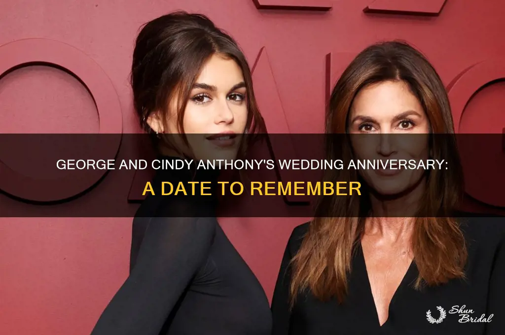 George And Cindy Anthony's Wedding Anniversary: A Date To Remember ...