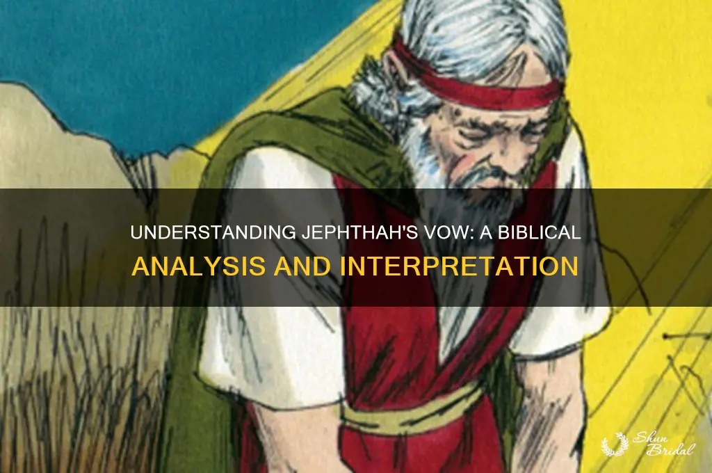 Understanding Jephthah's Vow: A Biblical Analysis And Interpretation ...