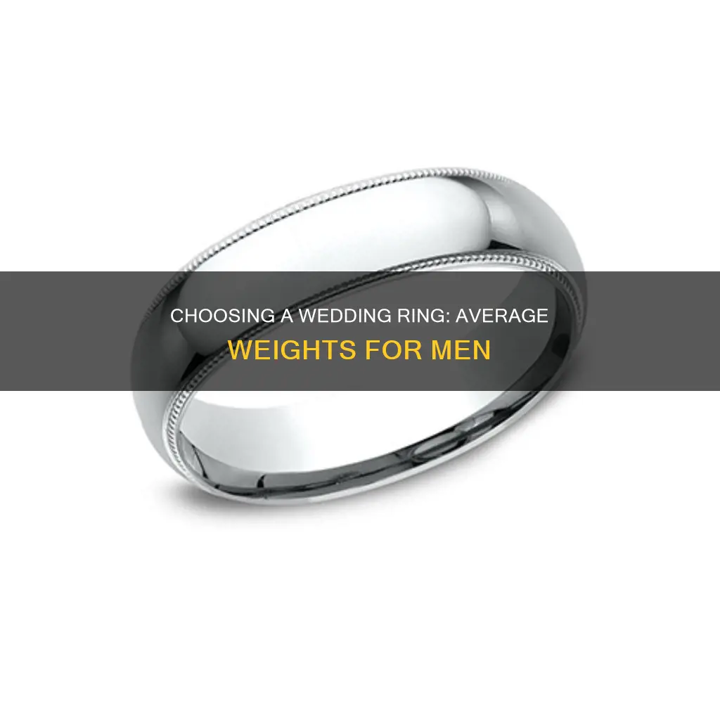 Choosing A Wedding Ring: Average Weights For Men | ShunBridal