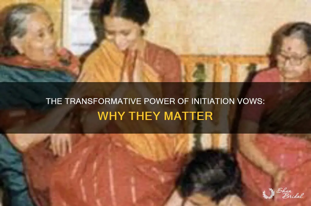 The Transformative Power Of Initiation Vows: Why They Matter | ShunBridal