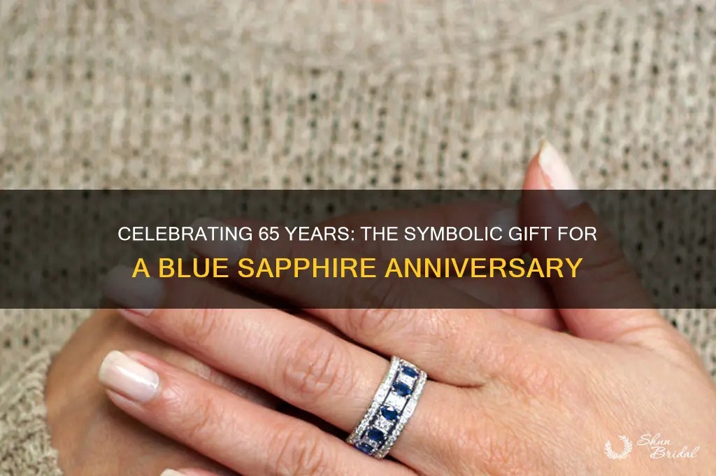 Celebrating 65 Years: The Symbolic Gift For A Blue Sapphire Anniversary ...