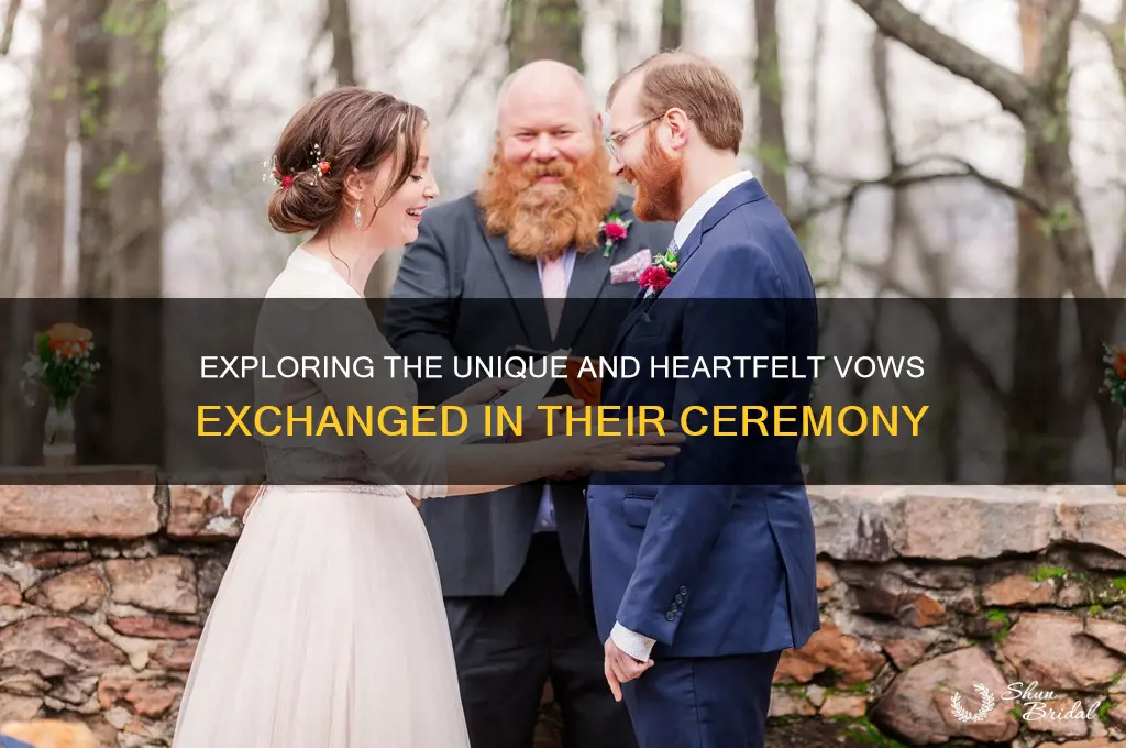 Exploring The Unique And Heartfelt Vows Exchanged In Their Ceremony ...
