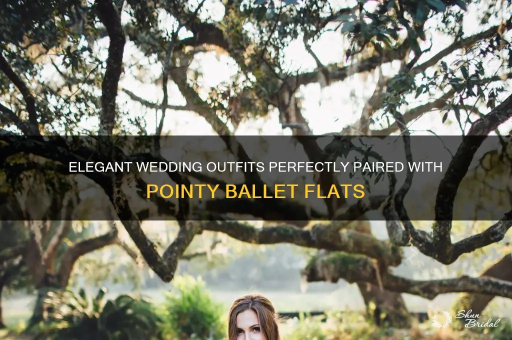 Elegant Wedding Outfits Perfectly Paired With Pointy Ballet Flats ...
