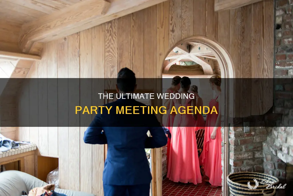 The Ultimate Wedding Party Meeting Agenda | ShunBridal