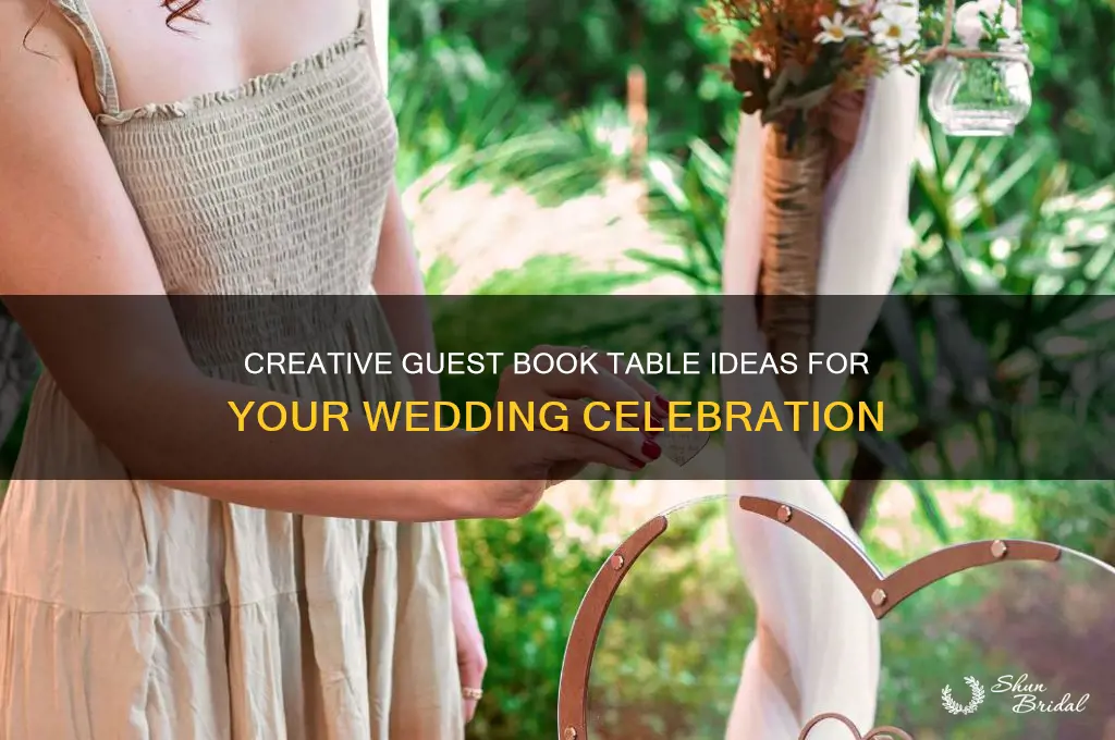 Creative Guest Book Table Ideas For Your Wedding Celebration | ShunBridal