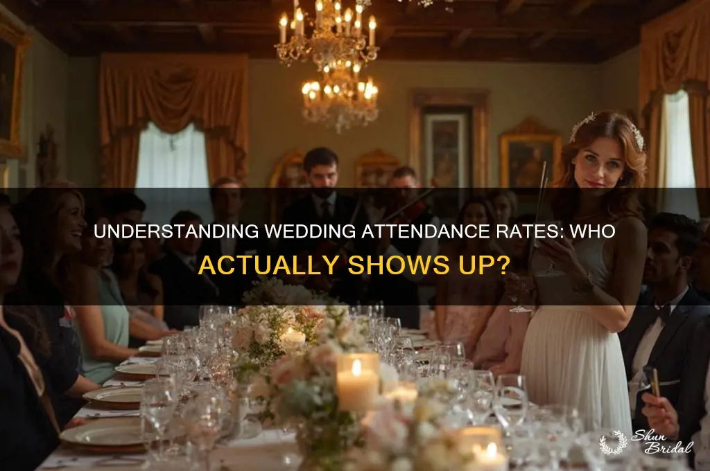 Understanding Wedding Attendance Rates: Who Actually Shows Up? | ShunBridal