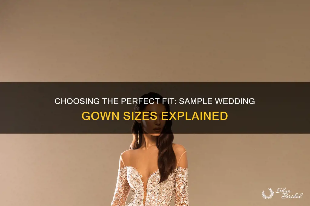 Choosing The Perfect Fit: Sample Wedding Gown Sizes Explained | ShunBridal