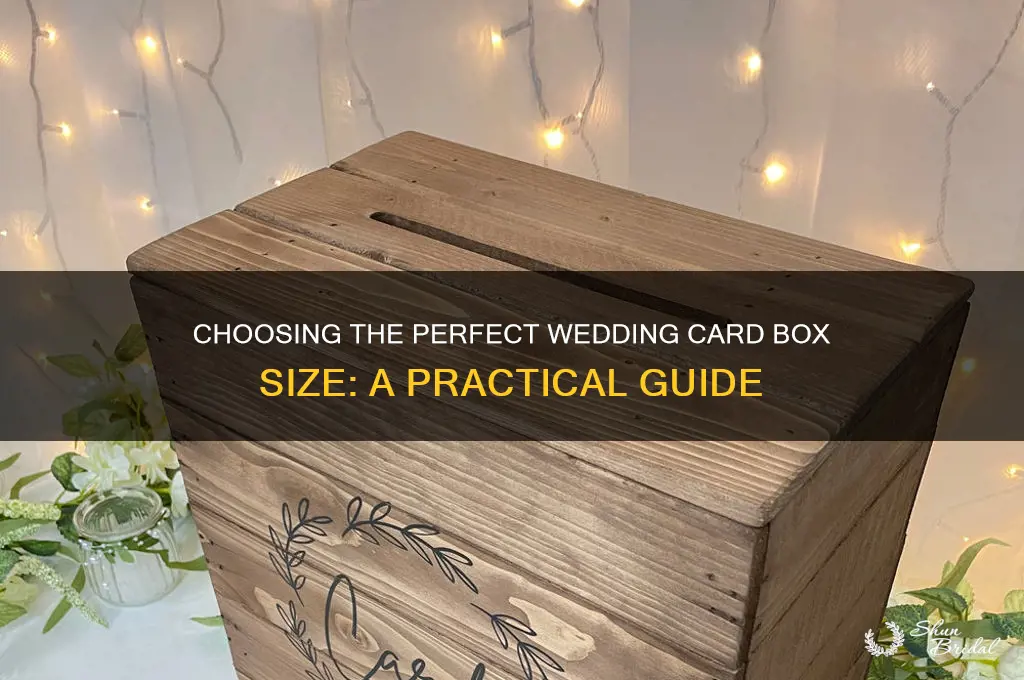 Choosing The Perfect Wedding Card Box Size: A Practical Guide | ShunBridal