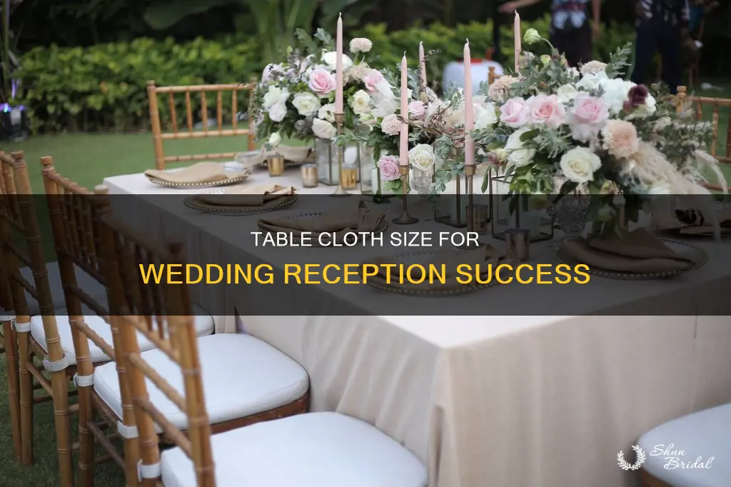 Table Cloth Size For Wedding Reception Success | ShunBridal