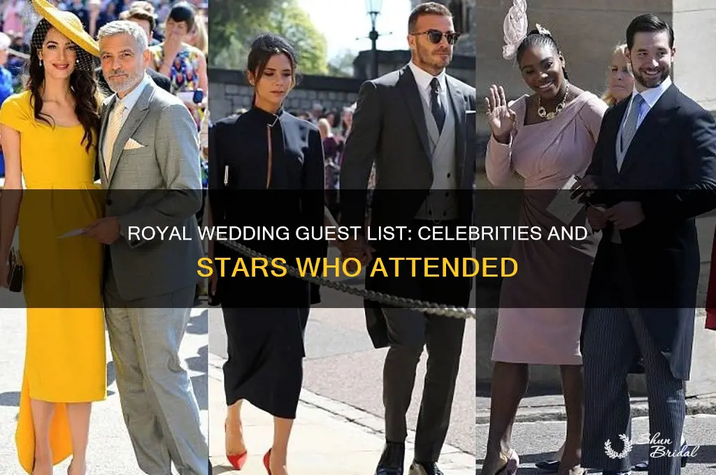 Royal Wedding Guest List: Celebrities And Stars Who Attended | ShunBridal