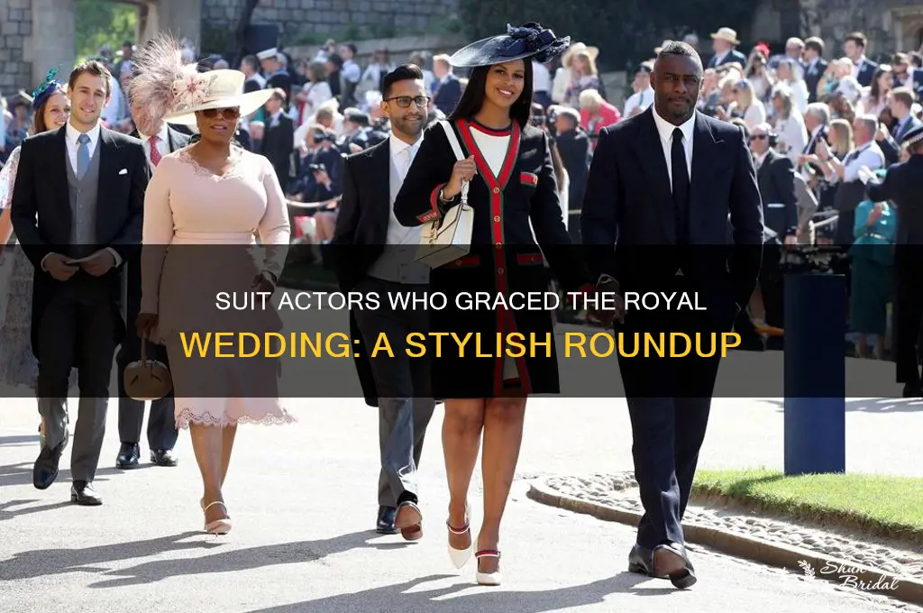 Suit Actors Who Graced The Royal Wedding: A Stylish Roundup | ShunBridal