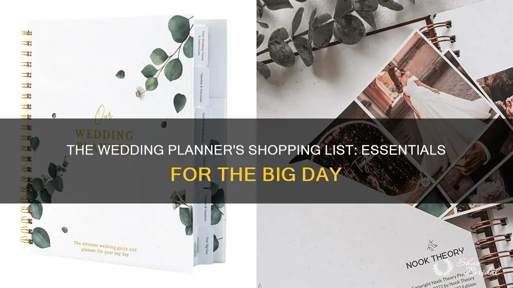 The Wedding Planner's Shopping List: Essentials For The Big Day ...