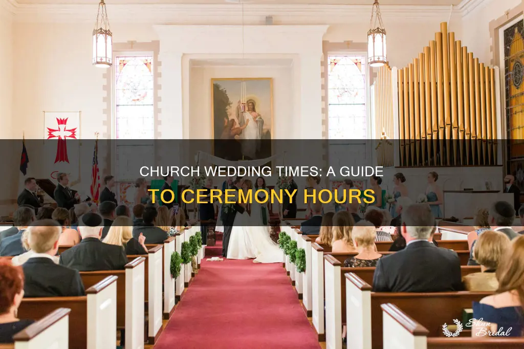 Church Wedding Times: A Guide To Ceremony Hours | ShunBridal