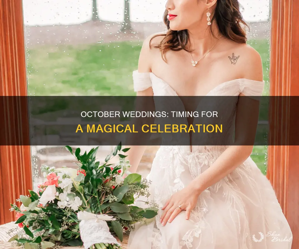October Weddings: Timing For A Magical Celebration | ShunBridal