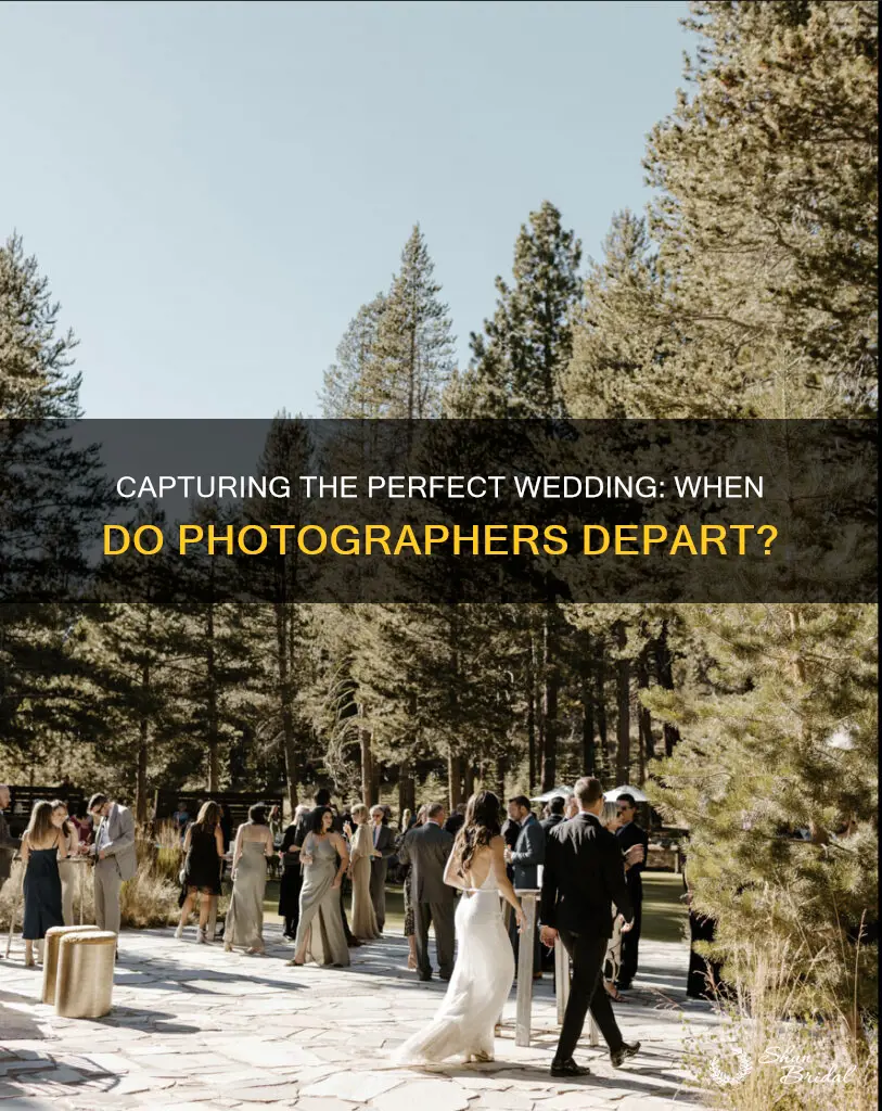 Capturing The Perfect Wedding: When Do Photographers Depart? | ShunBridal
