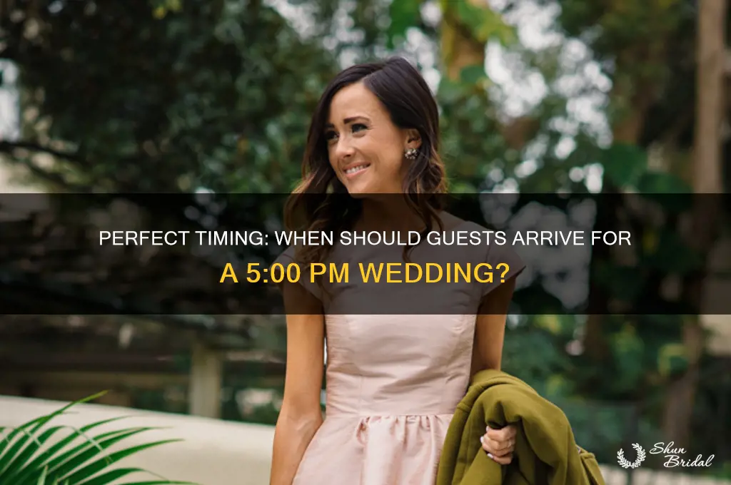 Perfect Timing: When Should Guests Arrive For A 5:00 Pm Wedding ...