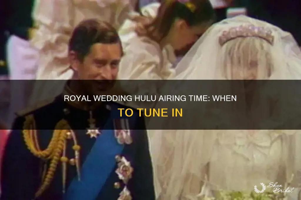 Royal Wedding Hulu Airing Time: When To Tune In | ShunBridal