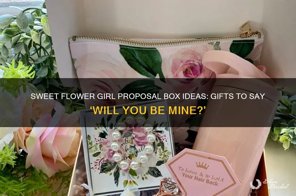 Sweet Flower Girl Proposal Box Ideas: Gifts To Say ‘Will You Be Mine ...