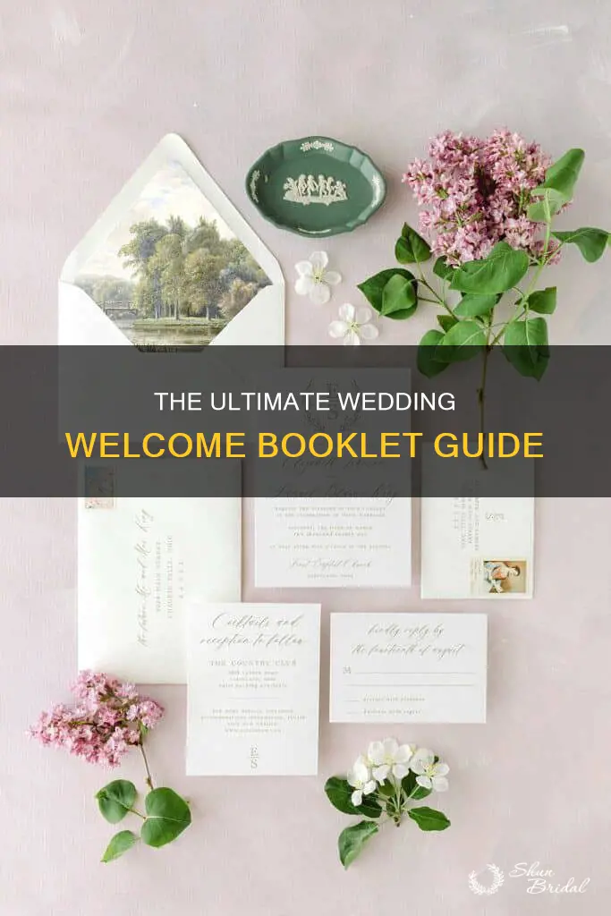 The Ultimate Wedding Welcome Booklet Guide | ShunBridal