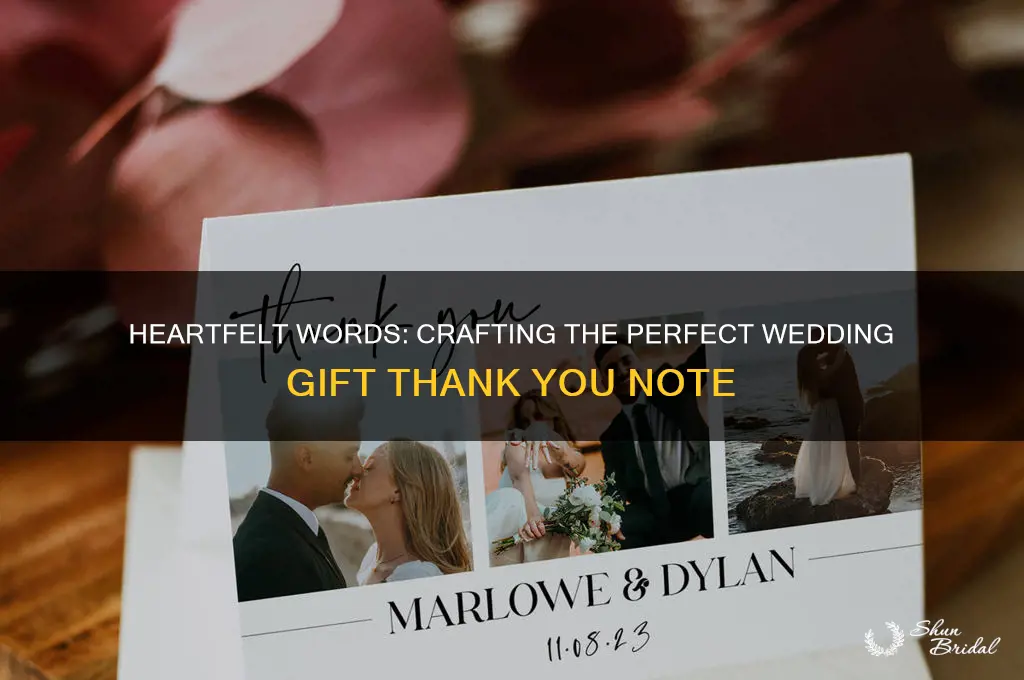 Heartfelt Words: Crafting The Perfect Wedding Gift Thank You Note ...