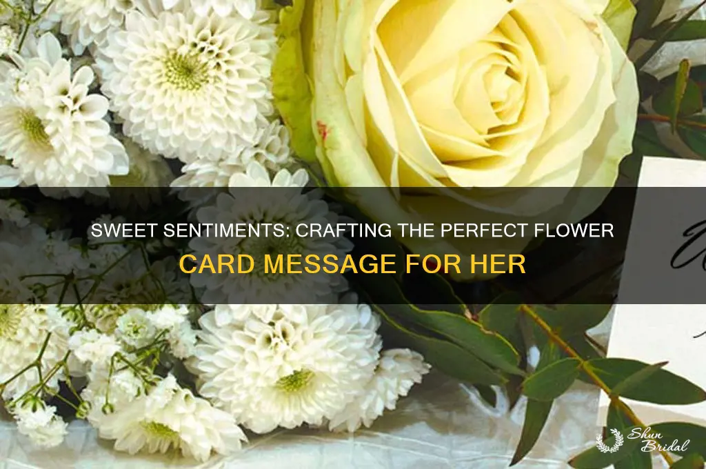 Sweet Sentiments: Crafting The Perfect Flower Card Message For Her ...