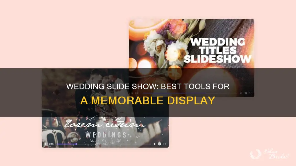 Wedding Slide Show: Best Tools For A Memorable Display | ShunBridal