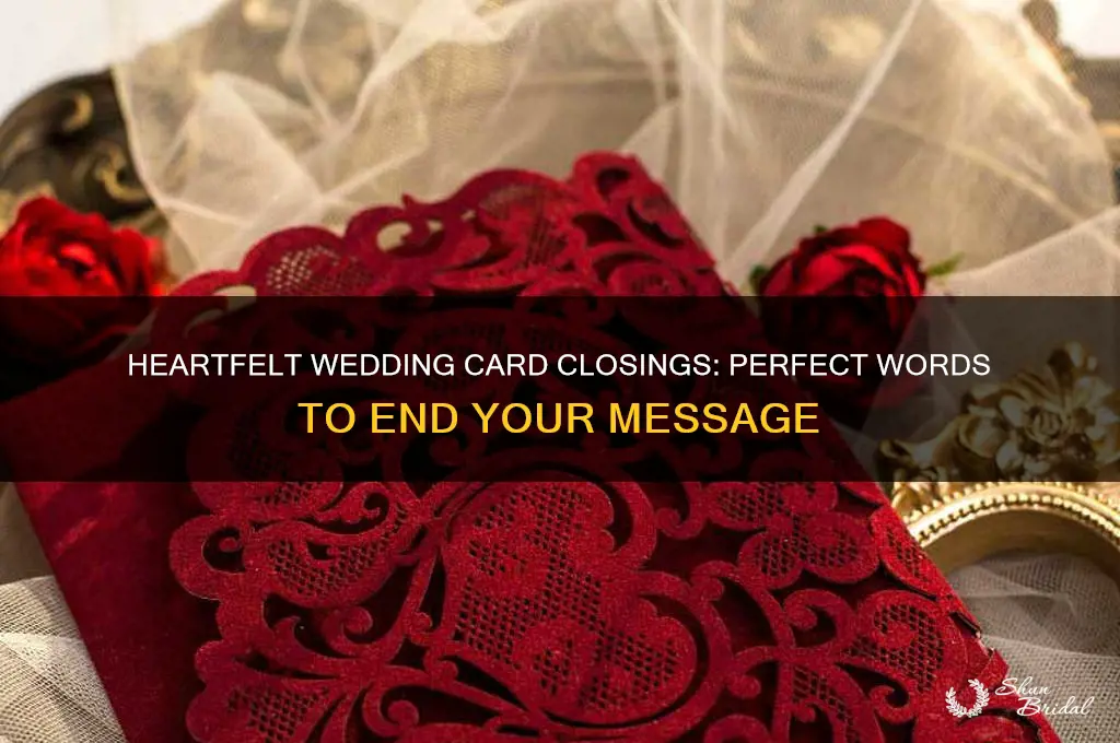 Heartfelt Wedding Card Closings: Perfect Words To End Your Message ...