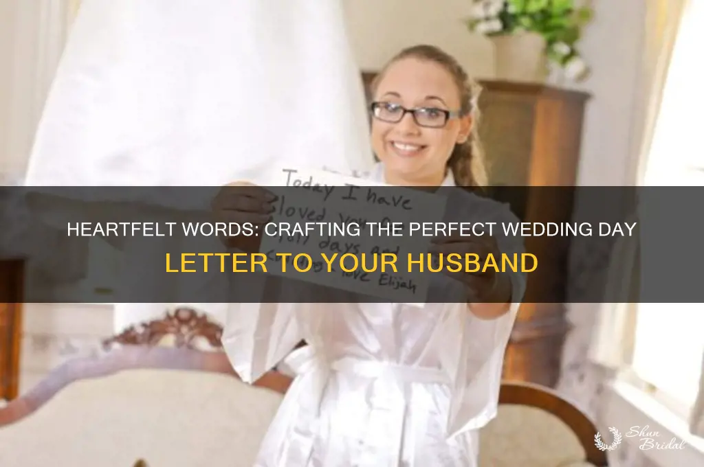 Heartfelt Words: Crafting The Perfect Wedding Day Letter To Your ...