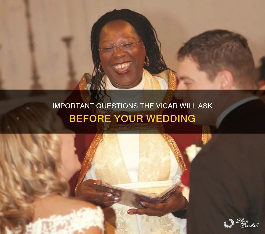 Important Questions The Vicar Will Ask Before Your Wedding | ShunBridal
