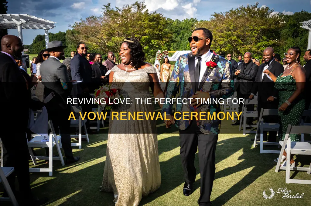 Reviving Love: The Perfect Timing For A Vow Renewal Ceremony | ShunBridal
