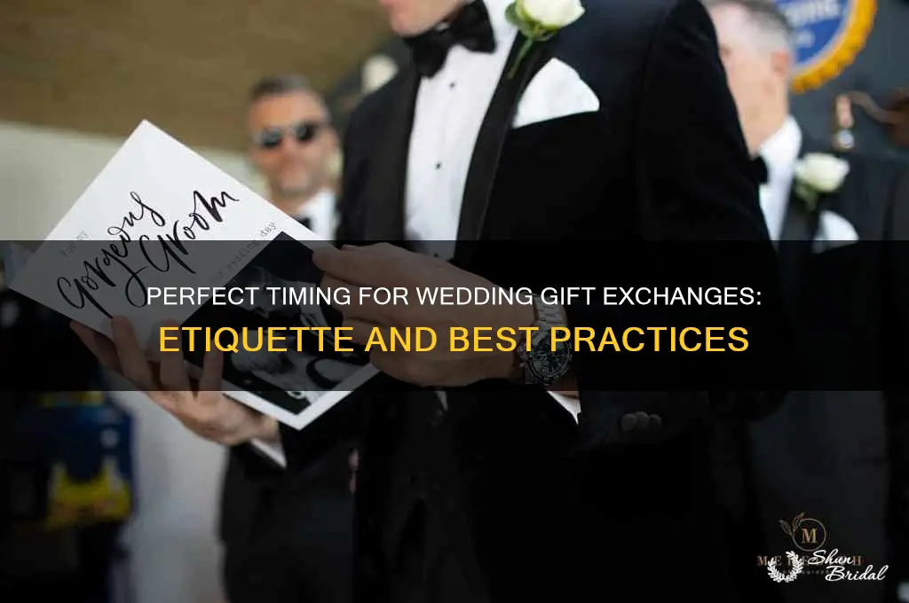 Perfect Timing For Wedding Gift Exchanges: Etiquette And Best Practices ...