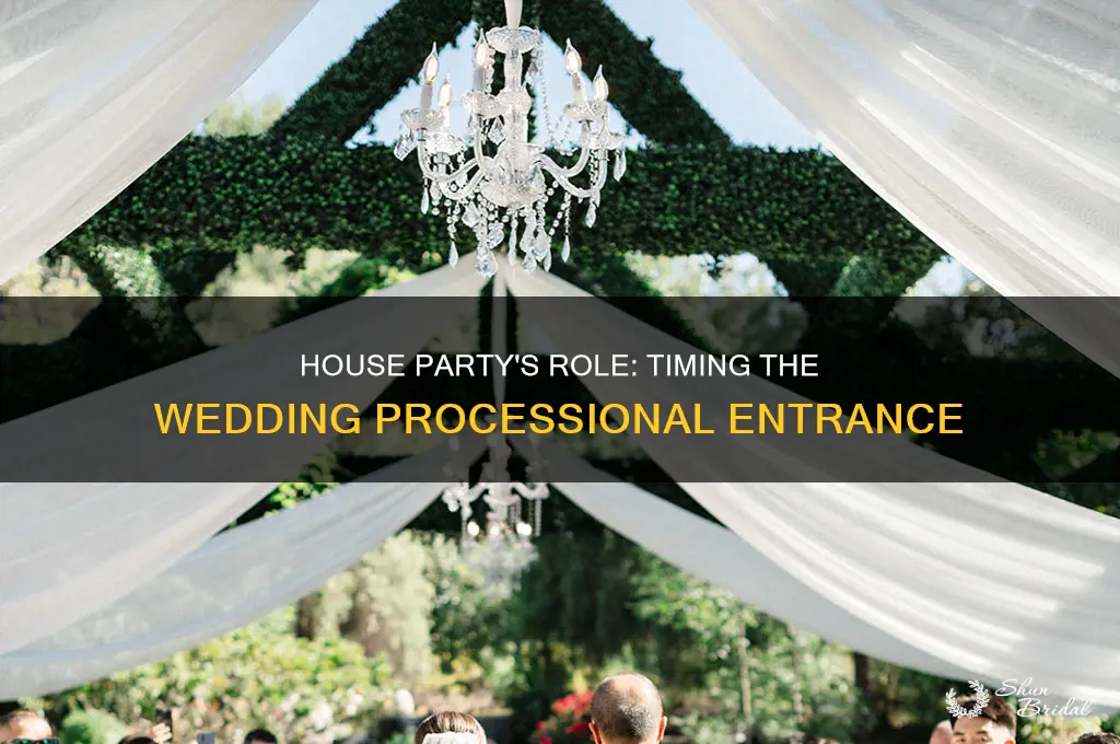 House Party's Role: Timing The Wedding Processional Entrance | ShunBridal