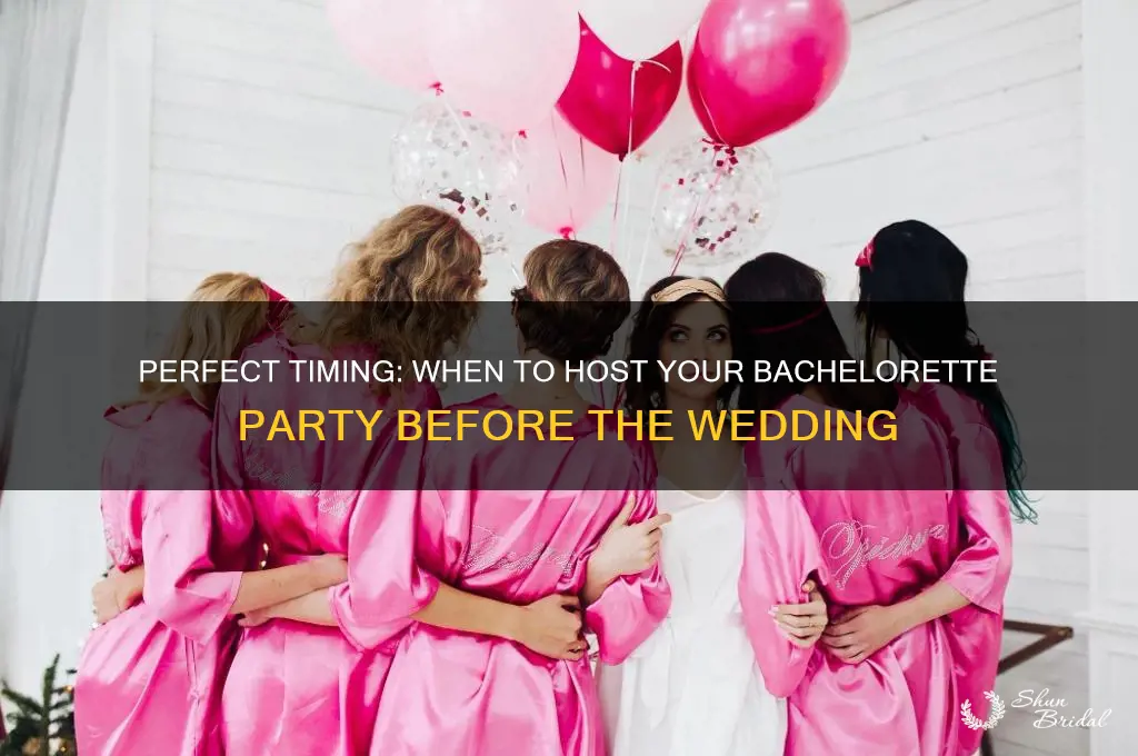 Perfect Timing: When To Host Your Bachelorette Party Before The Wedding ...