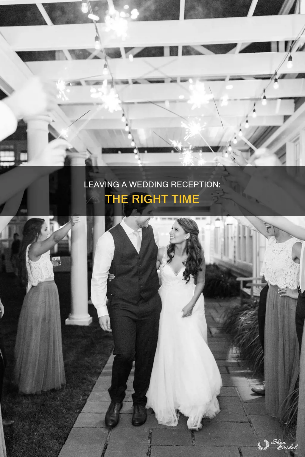 Leaving A Wedding Reception: The Right Time | ShunBridal