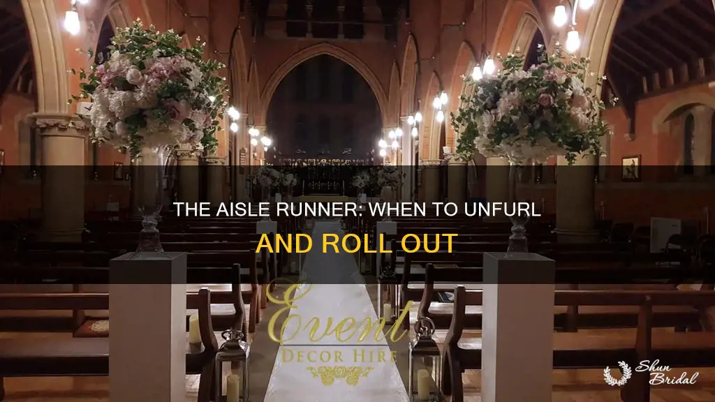 The Aisle Runner: When To Unfurl And Roll Out | ShunBridal