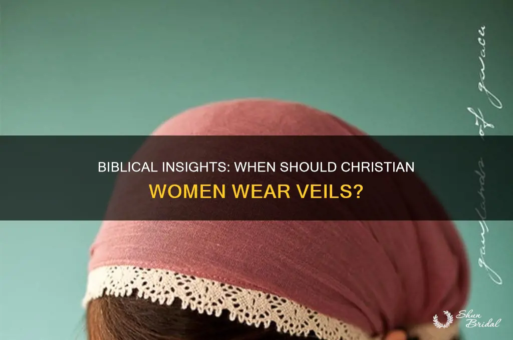 Biblical Insights: When Should Christian Women Wear Veils? | ShunBridal