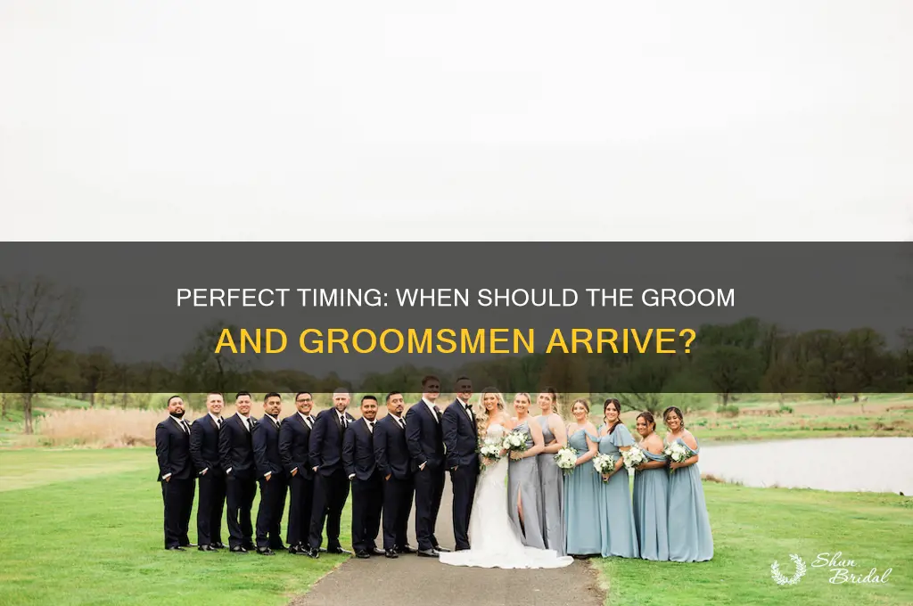 Perfect Timing: When Should The Groom And Groomsmen Arrive? | ShunBridal