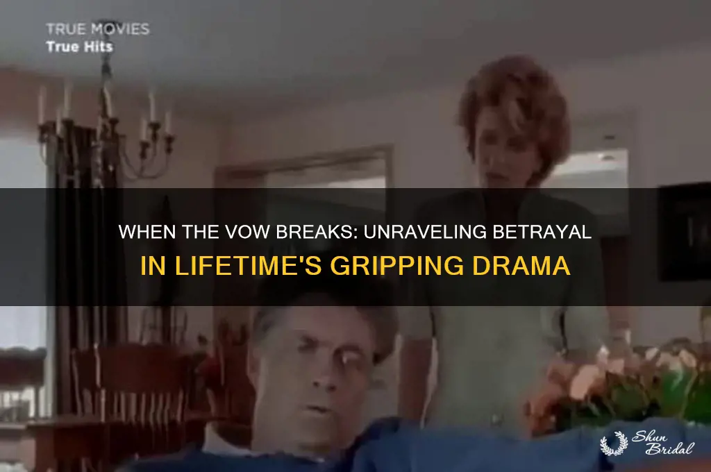 When The Vow Breaks: Unraveling Betrayal In Lifetime's Gripping Drama ...