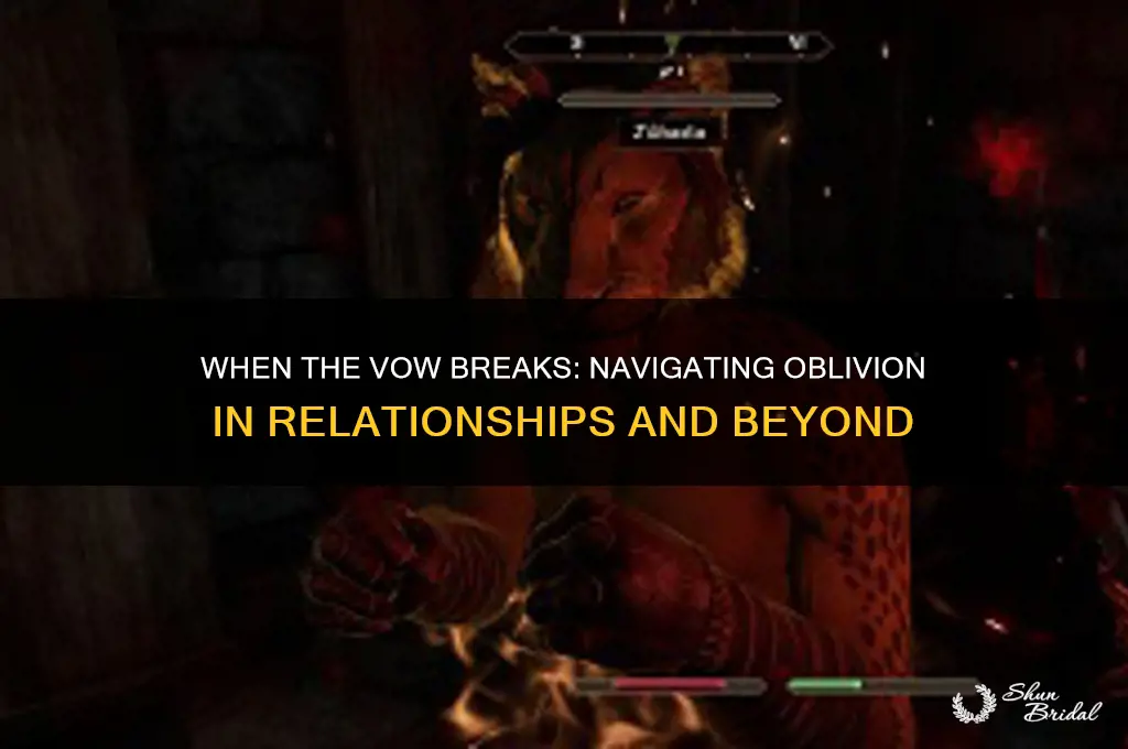 When The Vow Breaks: Navigating Oblivion In Relationships And Beyond ...