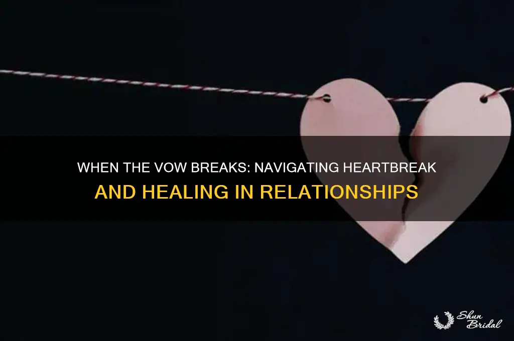 When The Vow Breaks: Navigating Heartbreak And Healing In Relationships ...